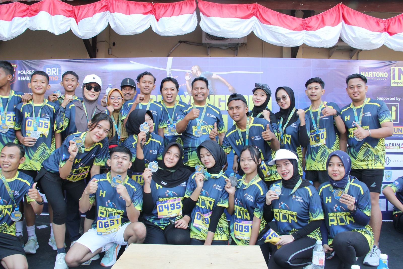 Bupati Rembang Meriahkan Bhayangkara Run 2025, Berbaur dengan Ribuan ...